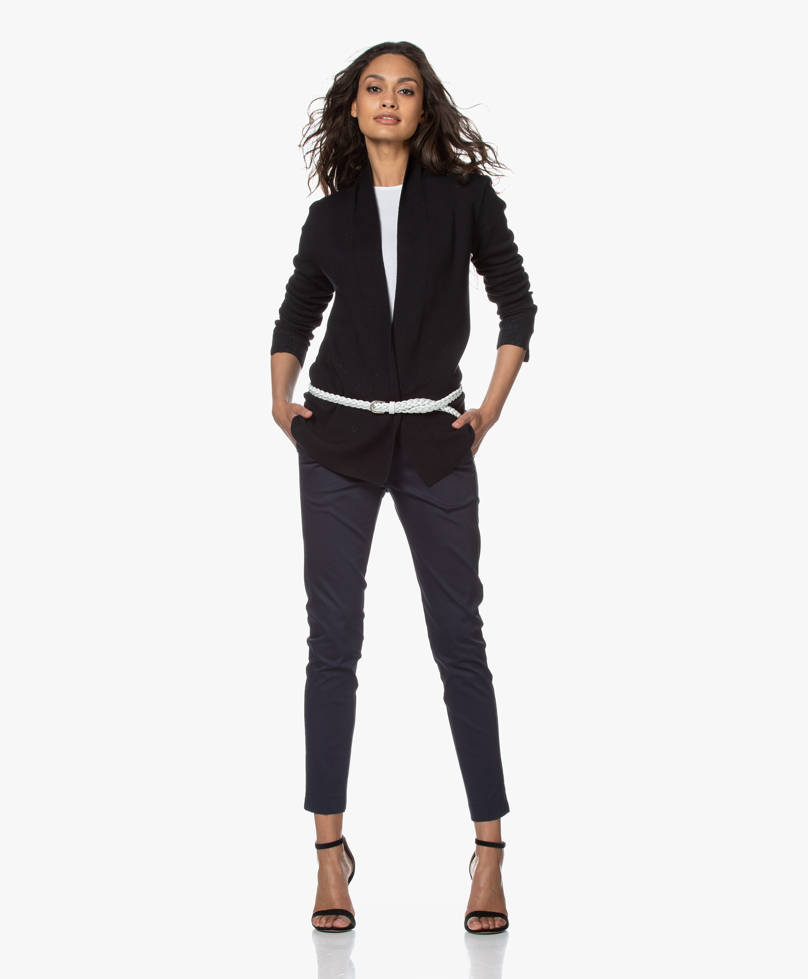 Filippa K Cotton Stretch Long Sleeve - White - 25332 1009